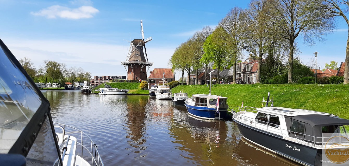 Bootsurlaub in Holland! Fahrroute Dokkum, Lauwersmeer, Groningen | Yachts4U